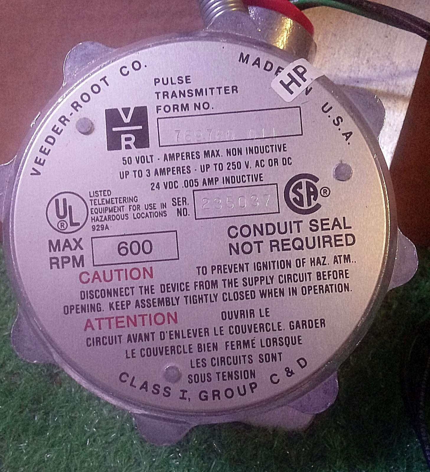 1 NEW VEEDER-ROOT 769780-011 PULSE TRANSMITTER NNB ***MAKE OFFER*** | eBay