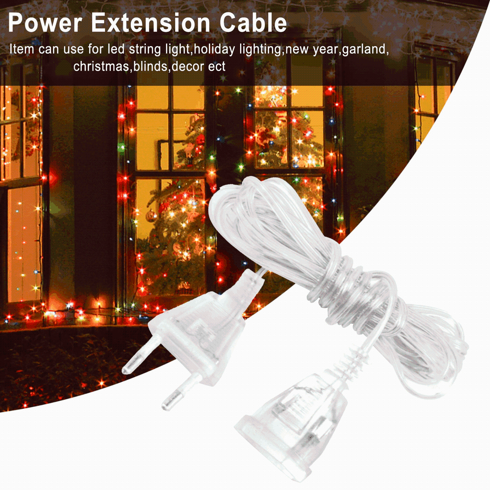 Light String Extension Cord Arrival Cable Plug Led Living Room Power ...