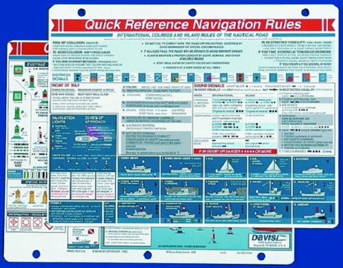 Davis Instruments 1995 Quick Reference Navigation Rules 125 | eBay