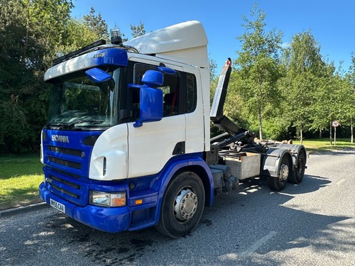 2006 SCANIA P340 6x2 HOOKLOADER MANUAL GEARS VBG DRAW BAR PDE ENGINE ...