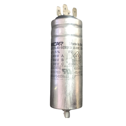 6uF Run Capacitor ICAR P2 Metal/Aluminium 400/450/500V for motor pump ...