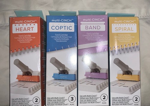 We R Memory Keepers Multi Cinch Cartridge LOT OF 4! Heart , Spiral ...