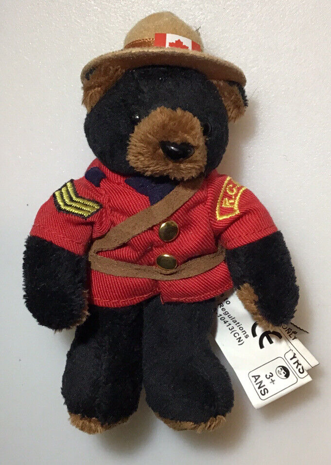 Miniature Royal Canadian Mounted Police RCMP Bear by Stuffed Animal ...