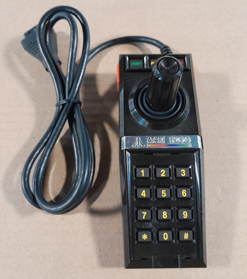 Atari 5200 Joystick Controller - Cleaned and Tested, Original w/ New ...