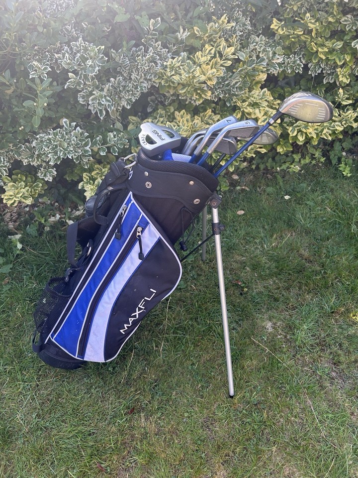 Nice Ping Moxie Junior Golf Set With Clubs And Maxfli Bag | eBay UK