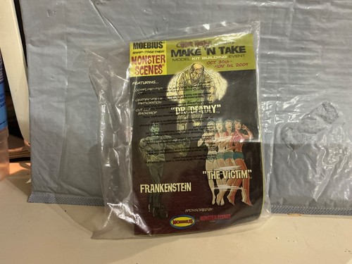 MOEBIUS MONSTER SCENES THE VICTIM MODEL KIT WITH INSTRUCTIONS SEALED ...