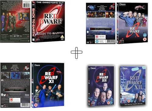 RED DWARF (2009-2017): NEW SERIES - BACK TO EARTH 9 + X 10 + XI 11 ...