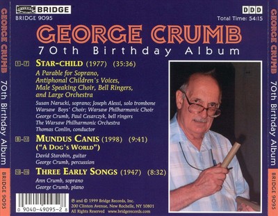 GEORGE CRUMB CRUMB: STAR- CHILD NEW CD 90404909528| eBay