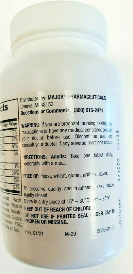 Major Prosight Vitamin and Mineral Supplement 120ct - Exp 12-2026 | eBay