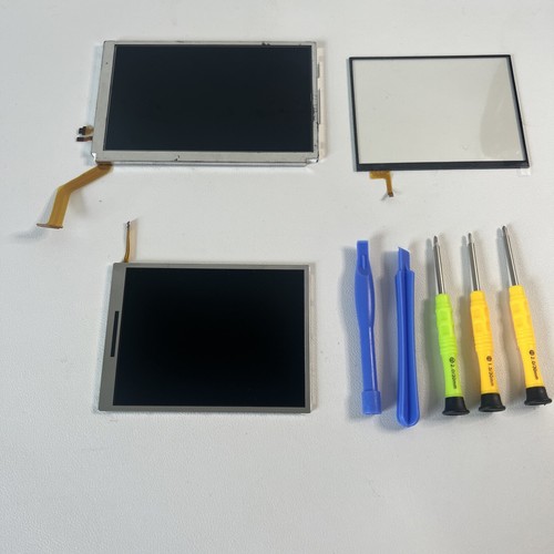 NEW Nintendo 3DS XL Top & Bottom Screen LCD Screen Display Replacement ...