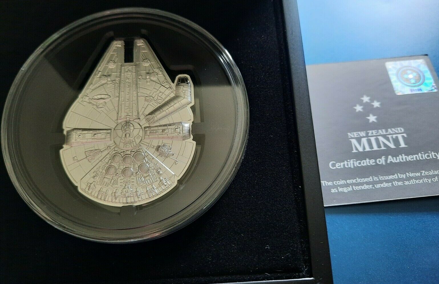 3 oz SILVER COIN Millennium Falcon! NZ Mint, limited mintage of 3000 | eBay