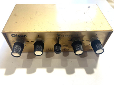 OLSON SOLID STATE STEREO SWITCH BOX - AUDIO - SPEAKER RA-920 | eBay