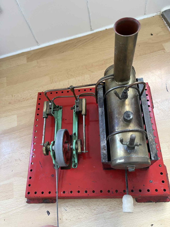 Mamod SE3 Twin Cylinder Steam Engine – Vintage Static Model with Burner ...