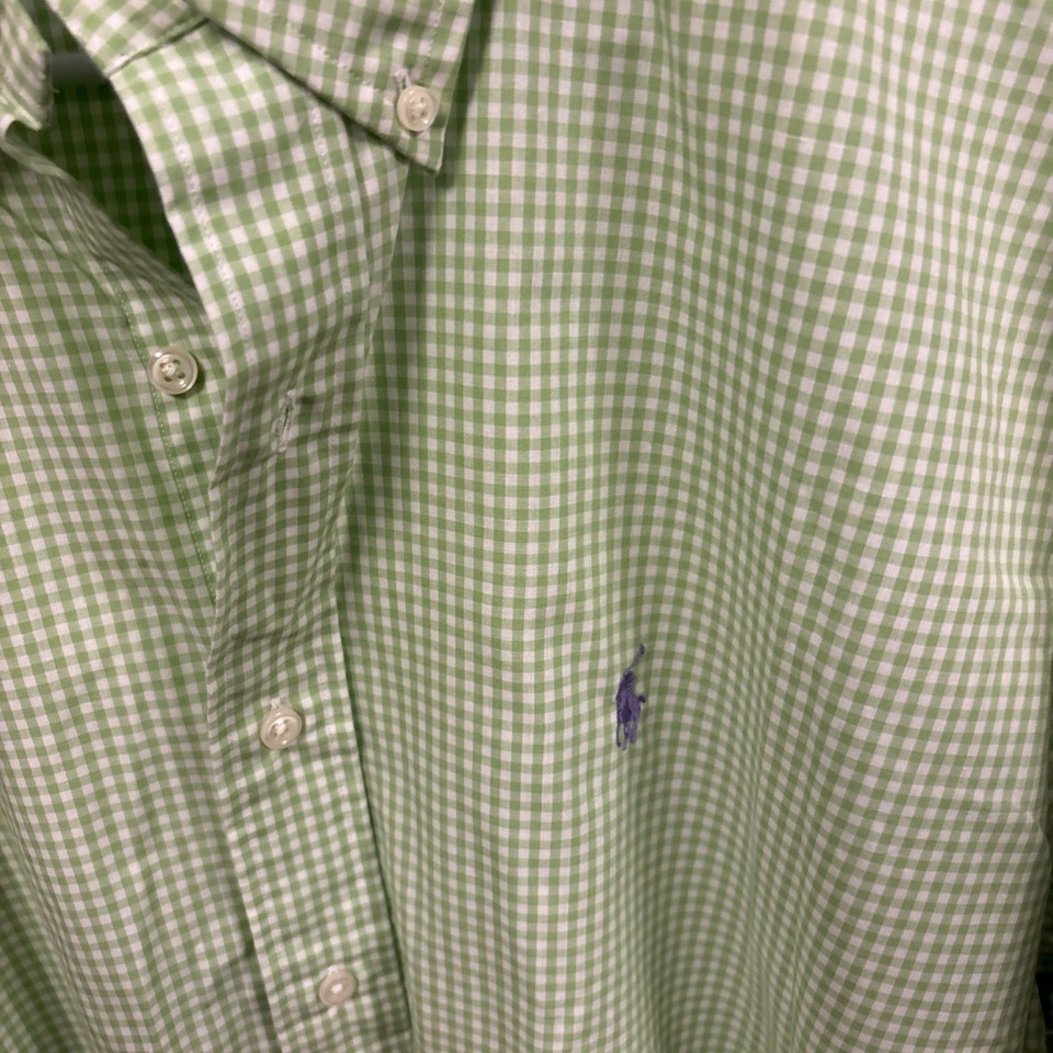 Ralph Lauren Men’s blake 100% Cotton Button Down Shirt Size Medium, NWT ...