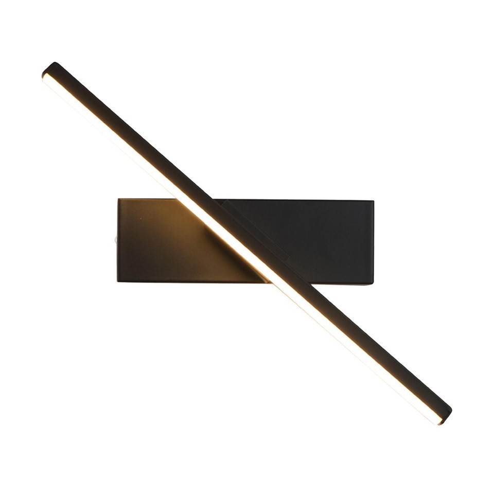 Modern Rotating Wall Bedroom Stair Hallway Black Warm Light | eBay