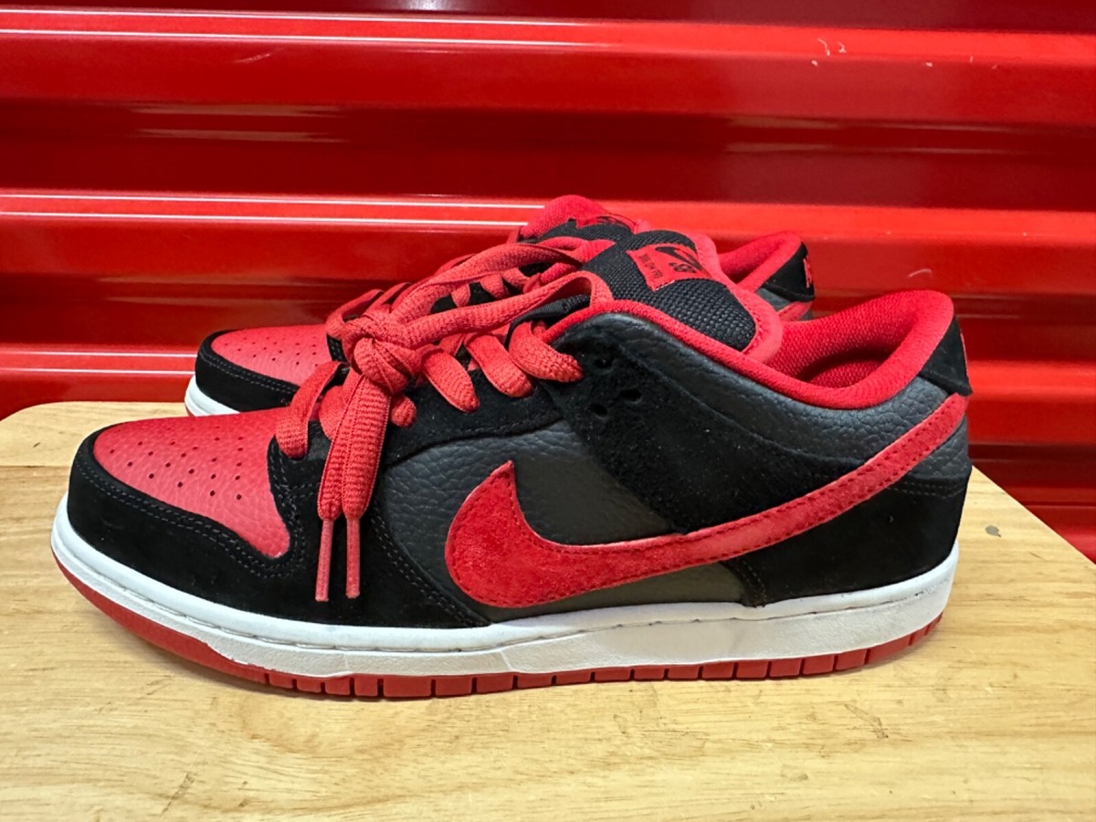 NEW Nike SB Dunk Low Pro J Pack Bred Black Red White 304292 NEW Nike SB Dunk Low Pro J Pack Bred Black Red White 304292