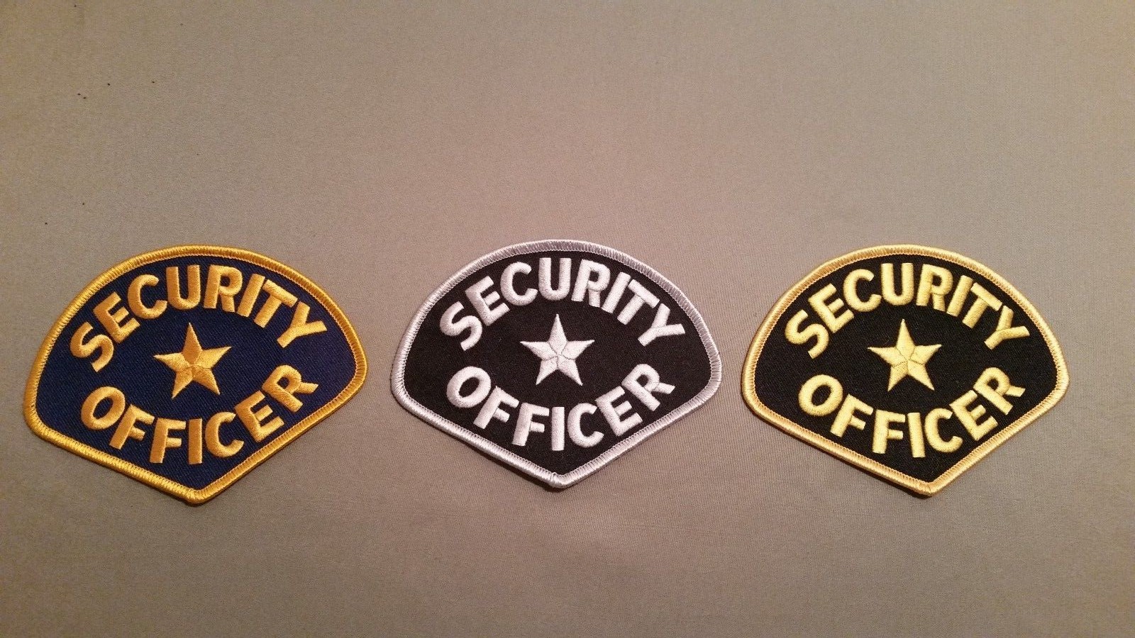 new security officer patch. 3 colors to choose | eBay