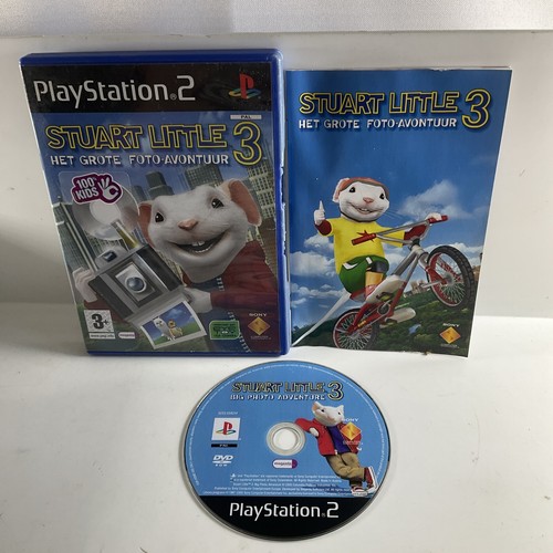 Playstation 2 Stuart Little 3 Big Photo Adventure Video Game PS2 With ...