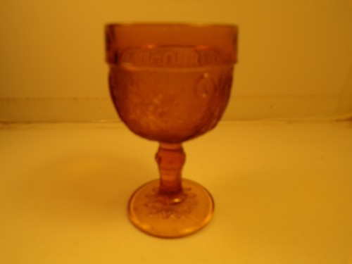 VINTAGE INDIANA GLASS TIARA PATTERN AMBER CORDIAL 4” GOBLET ESTATE | eBay
