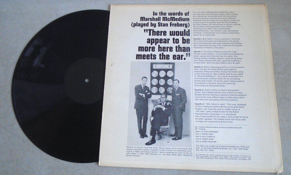 STAN FREBERG MORE HERE THAN MEETS THE EAR 1967 LP SARAH VAUGHN JAZZ ...