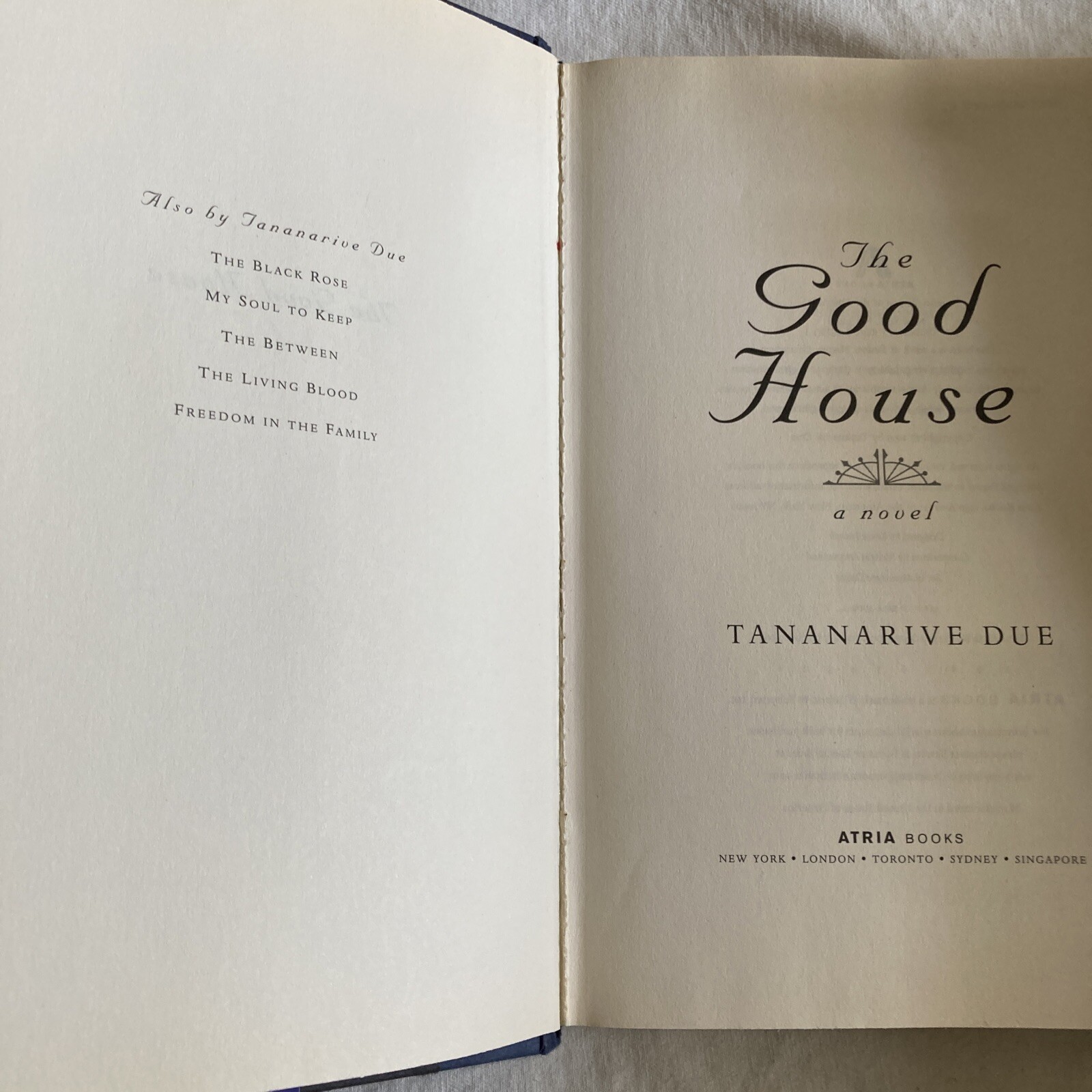 The Good House: A Novel by Tananarive Due HCDJ Ex-library Book Horror ...