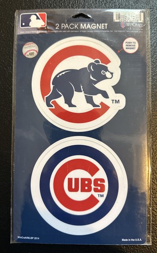 WinCraft Chicago Cubs 5" x 9" 2-Pack Magnet | eBay UK