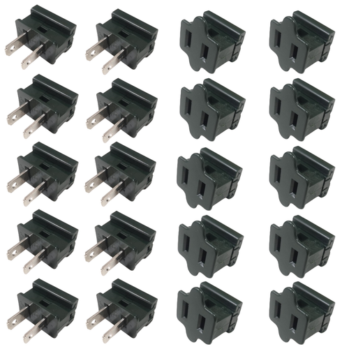 Christmas Male and Female Slip Plug Set, Zip Plug, Vampire Plug | 20 ...