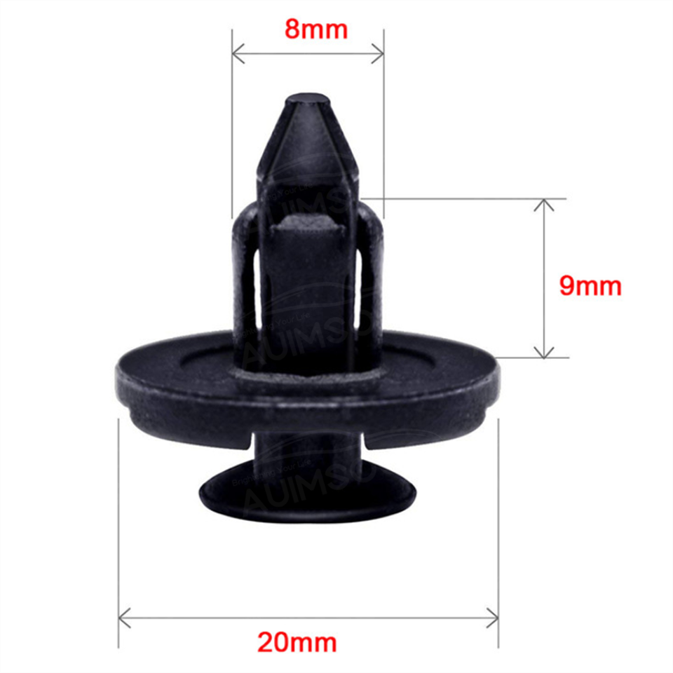 For Toyota RAV4 Trim Panel Clips Bumper Fender Push Pin Rivet 9 8 7 mm ...