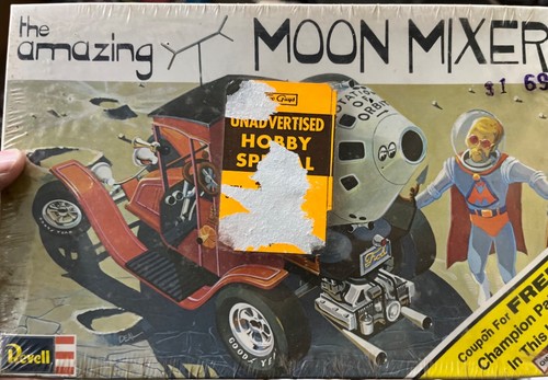 Revell h-1210 1970 Vintage The "Amazing Moon Mixer" Show Rod 1/25 McM ...