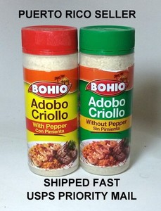 Puerto Rico Seasoning Adobo Bohio Pepper Spice Bouillon Spanish Latin ...