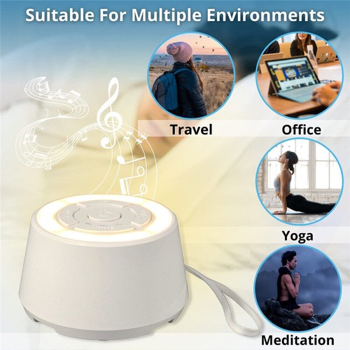 White Noise Machine Sound Sleep Aid Therapy Helper Relaxing Sounds Baby ...