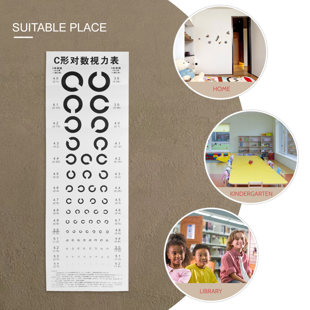 Visual Testing Chart Standard Eye Chart Eye | Grelly UK