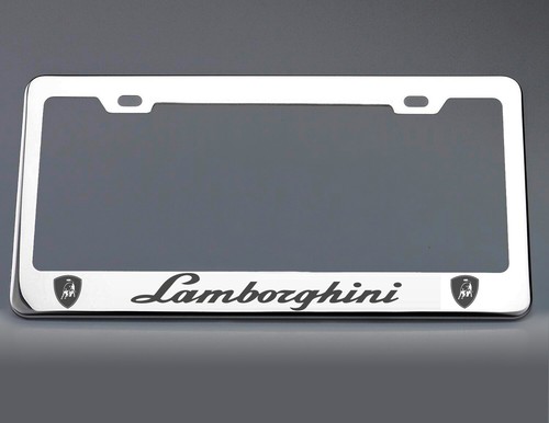 Lamborghini License Plate Frame Stainless Steel with Laser Engraved | eBay