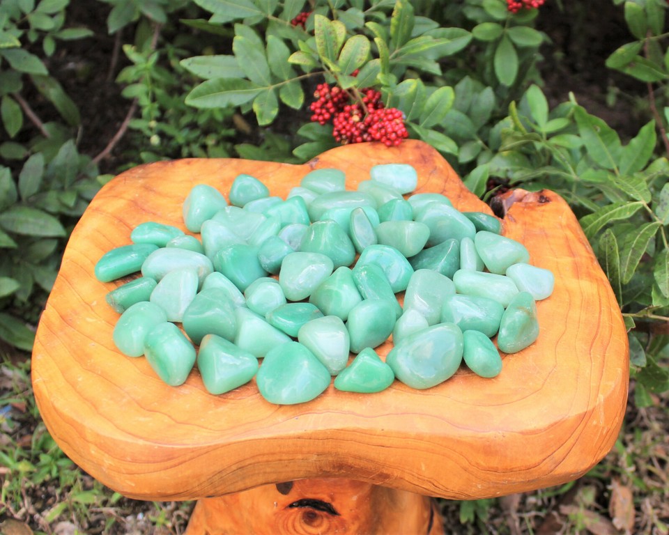 5 Green Aventurine Tumbled Stones (Premium Quality 'A' Grade, Stone) | eBay