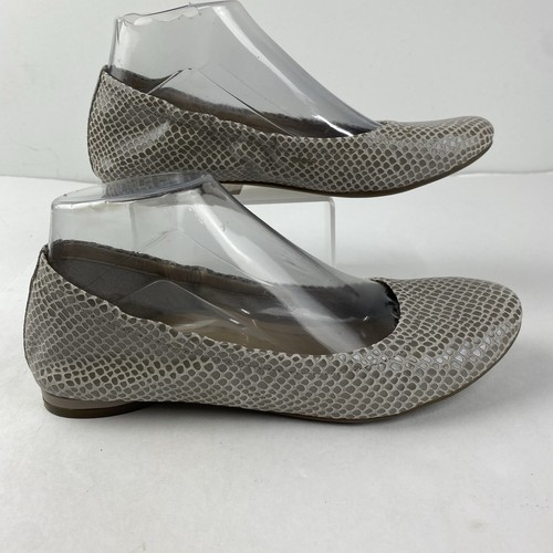 Vionic Womens 7 Alexa Ballet Flat Tan Lizard Leather Slip Ons | eBay