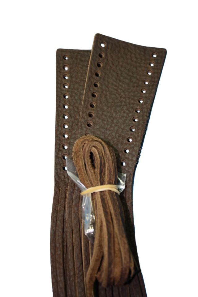 MCD Heavy Duty Brown Leather Motorcycle Clutch Brake Lever Cover Set 12 ...