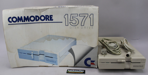 Commodore 1571 Disk Drive w/ Cords & Box As-Is | eBay