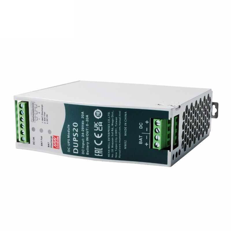 DUPS20 Switch Power Supply 24V/20A Din Rail Type Uninterruptible DC-UPS ...