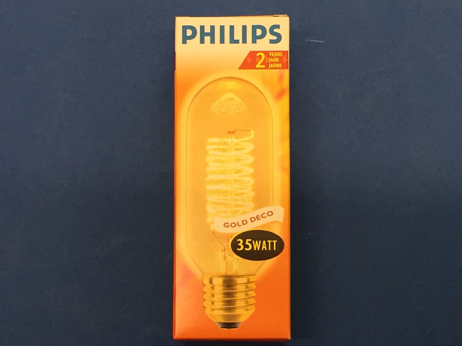 Philips Decorative Lamp Gold Spiral 35w E27 Tube T45 Similar Carbon ...