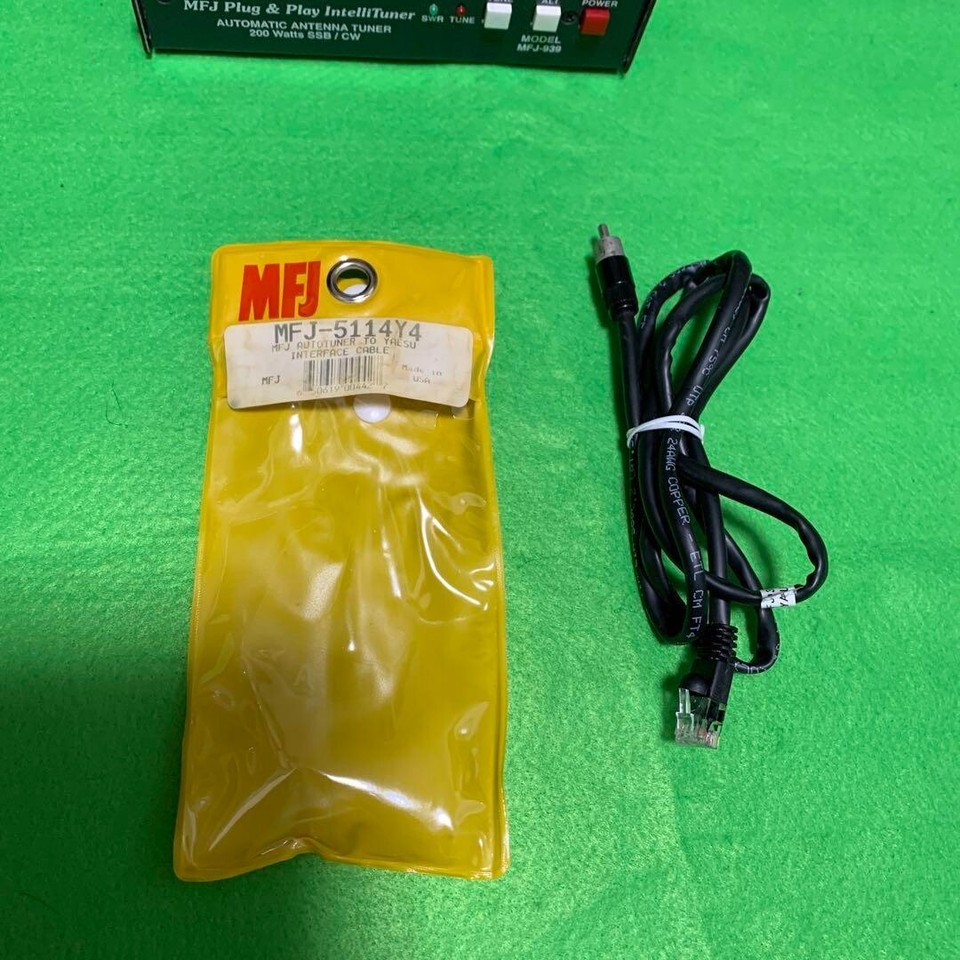 MFJ MFJ-939 Y4 Plug & Play IntelliTuner AUTOMATIC ANTENNA TUNER 200W ...