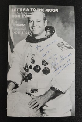 Ron Evans - Apollo 17 Astronaut Command Module Pilot Original Autograph | eBay UK