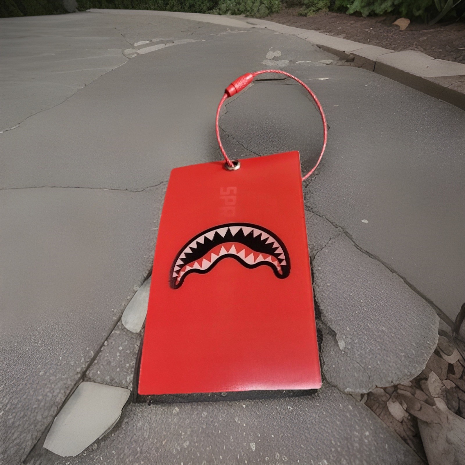 Sprayground Tag Accessories For Bag / Backpack/ Purse Shark Teeth Drip ...