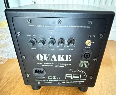 Rel Acoustics Quake 100W Subwoofer MOSFET | eBay UK