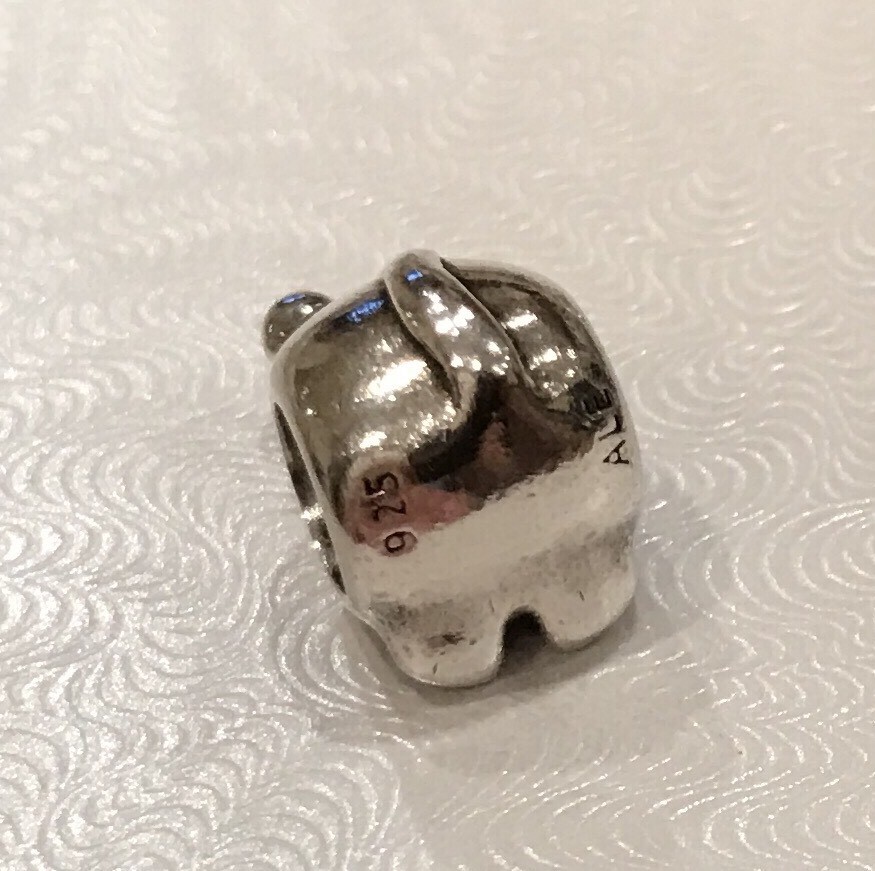 Authentic Pandora Kitty Charm Sterling Silver Charm Pandora Cat Charm ...