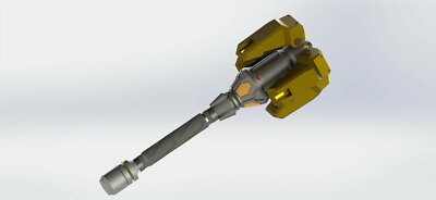 Brigitte Mace / Flail / Hammer 3D Printed Cosplay Prop | eBay