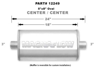 Exhaust Muffler Magnaflow CA 12249 | eBay