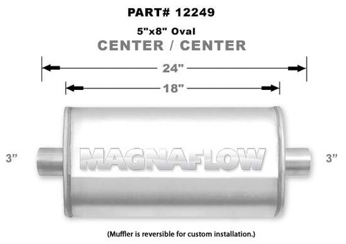 Exhaust Muffler Magnaflow CA 12249 | eBay