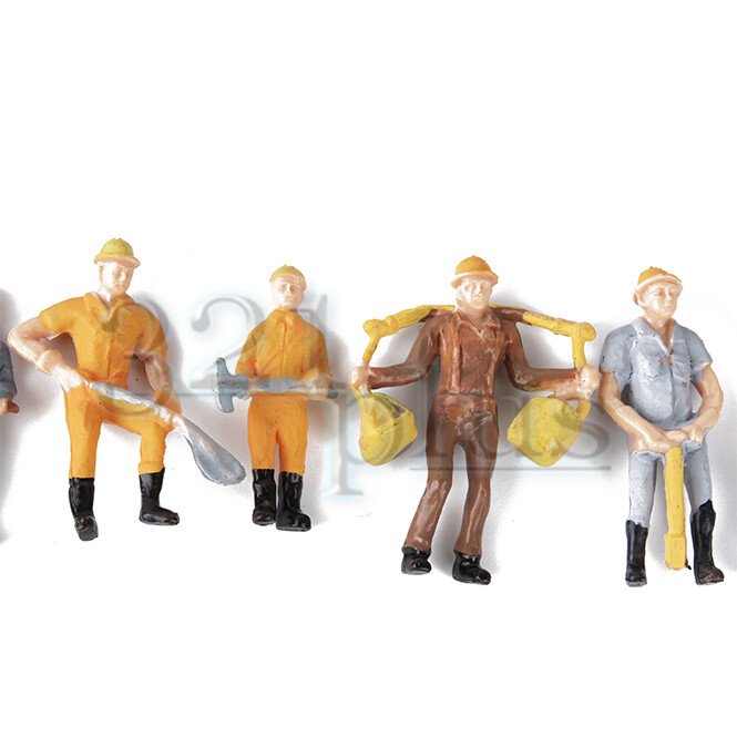 Construction Worker Toy Figures 50 Pcs O Scale Figures Construction