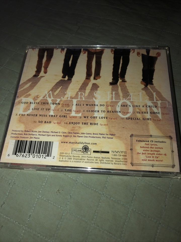 Enjoy the Ride by Marshall Dyllon Promotional Disc (CD Used ...