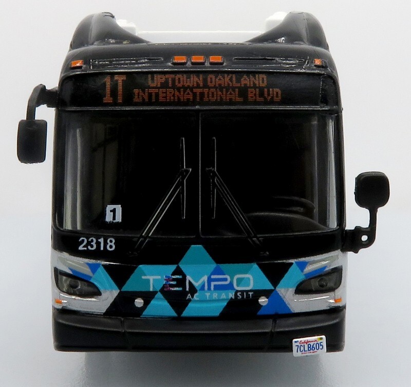 NFI Xcelsior XN60 5-Door Articulated Transit Bus -AC Transit Tempo/San ...